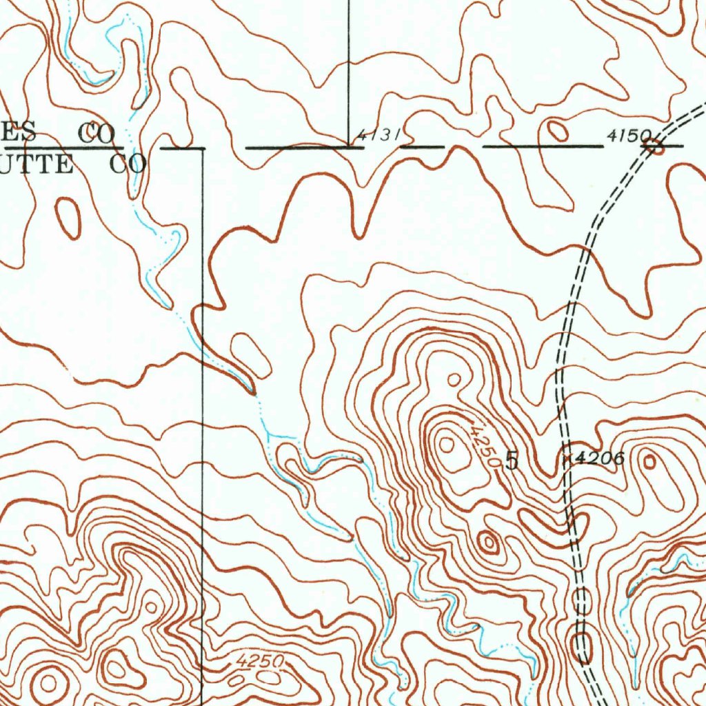 Box Butte Reservoir West, NE (1946, 24000-Scale) Map by United States ...