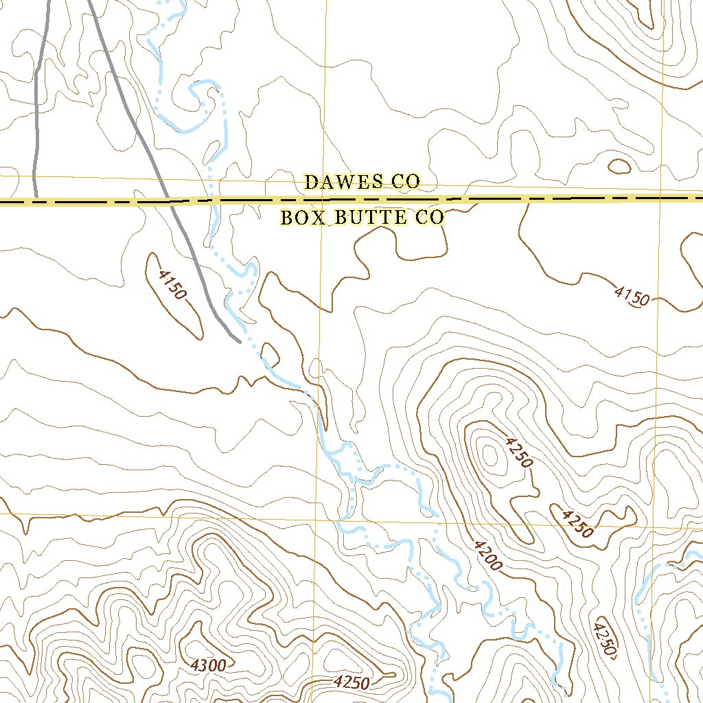 Box Butte Reservoir West, NE (2021, 24000-Scale) Map by United States ...