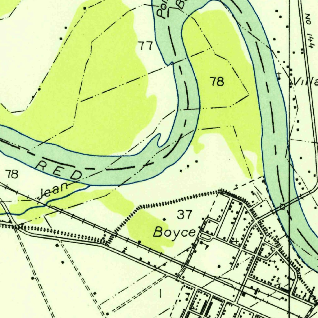 Boyce, LA (1949, 31680-Scale) Map by United States Geological Survey ...