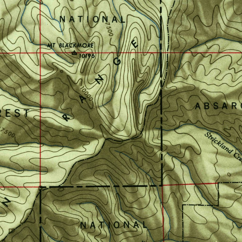 Bozeman, MT-WY (1955, 250000-Scale) Map by United States Geological ...