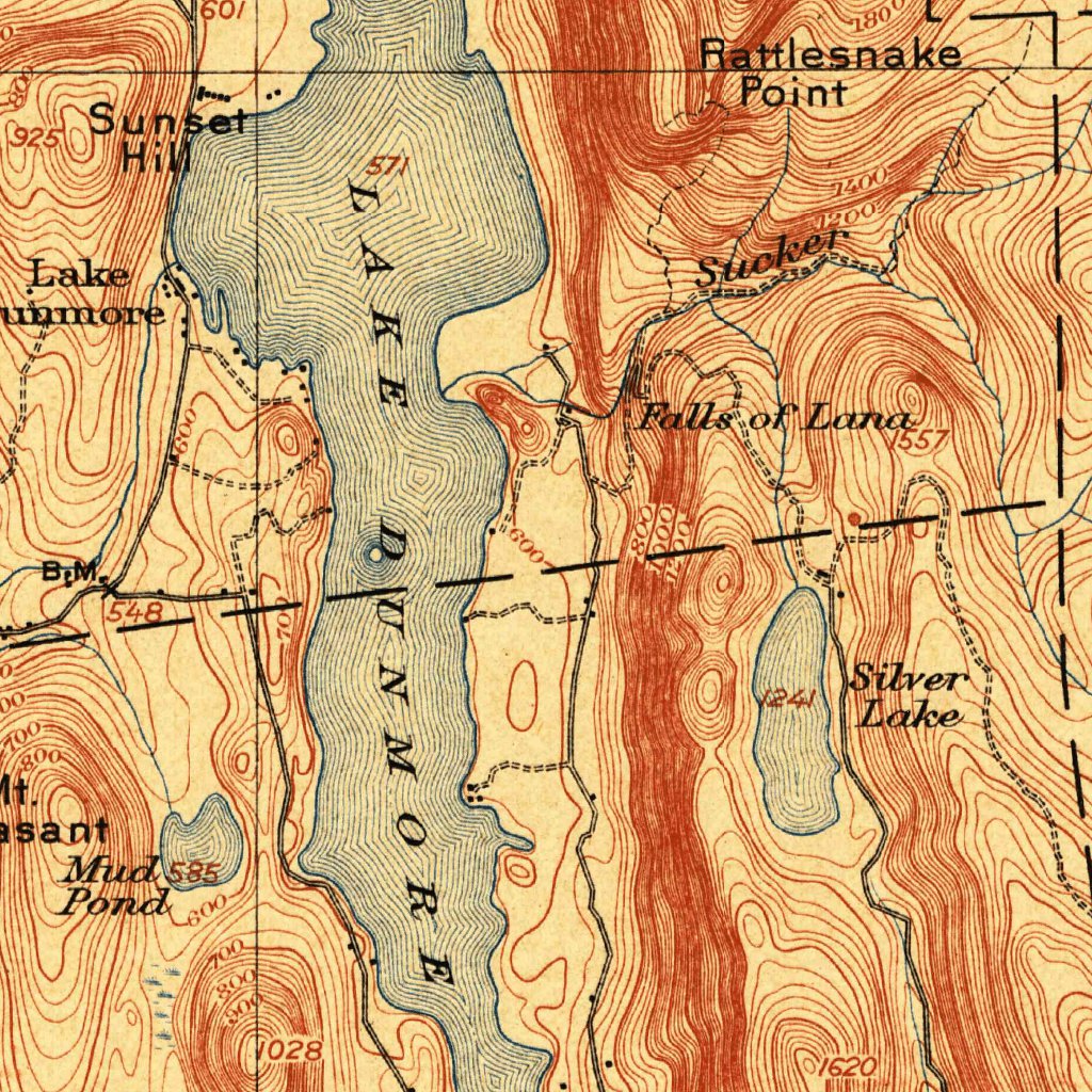 Brandon, VT (1904, 62500-Scale) Map by United States Geological Survey ...