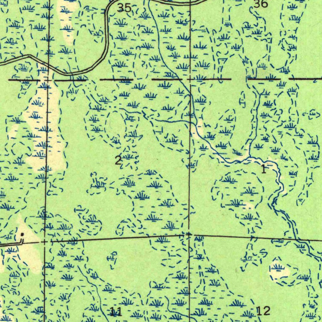Brantwood, WI (1943, 48000-Scale) Map by United States Geological ...
