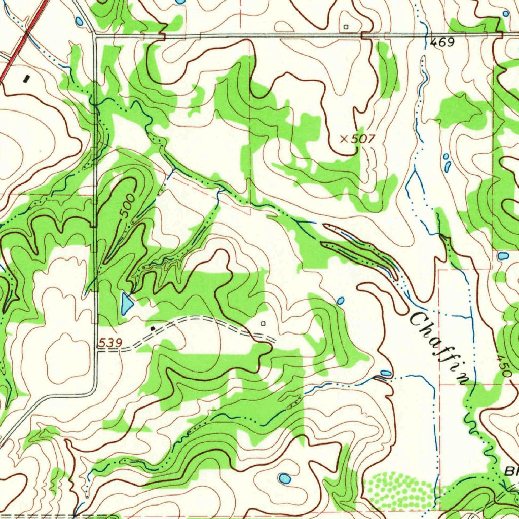 Brashear, TX (1962, 24000-Scale) Map by United States Geological Survey ...