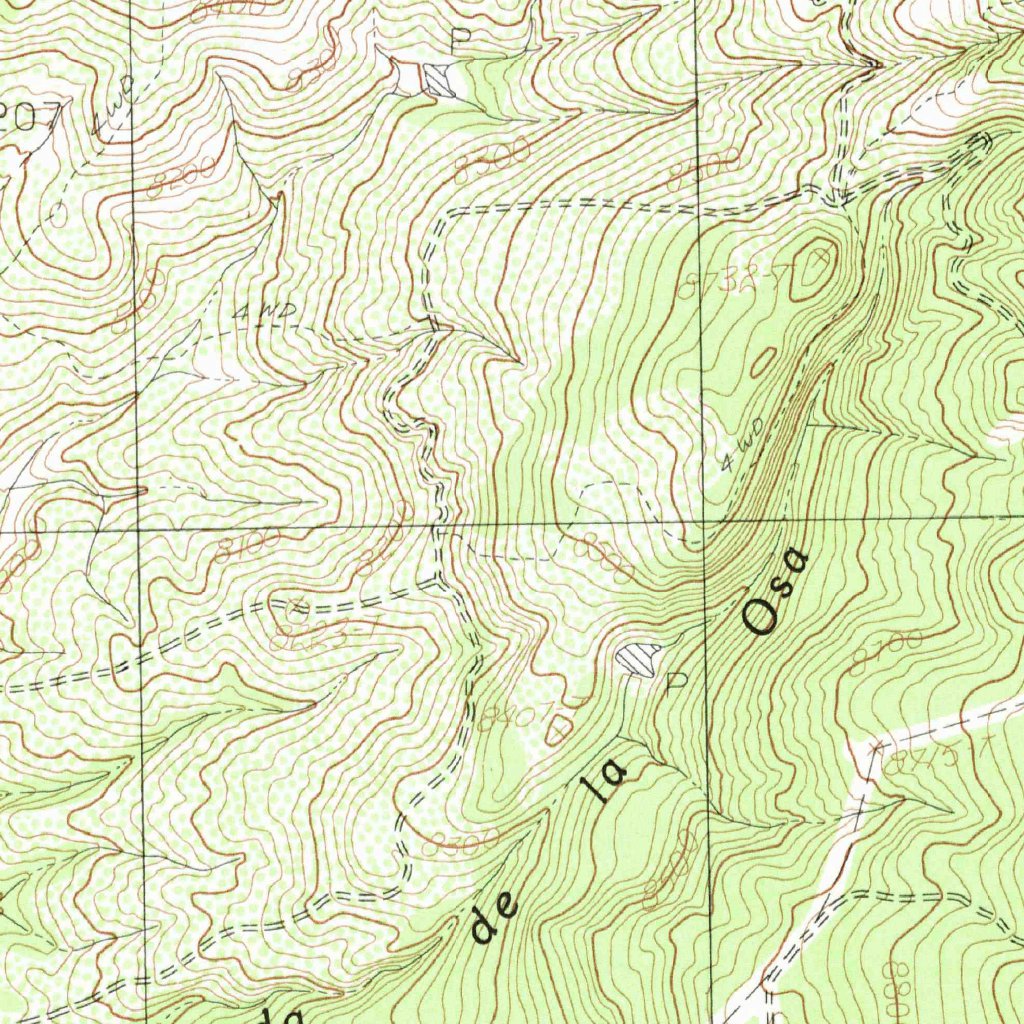 Brazos, NM (1983, 24000-Scale) Map by United States Geological Survey ...