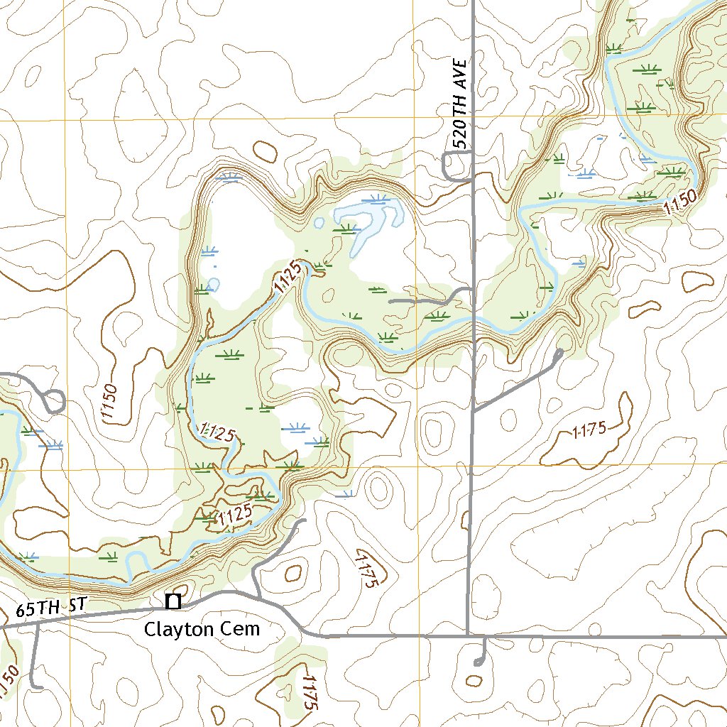 Bricelyn, MN (2022, 24000-Scale) Map by United States Geological Survey ...