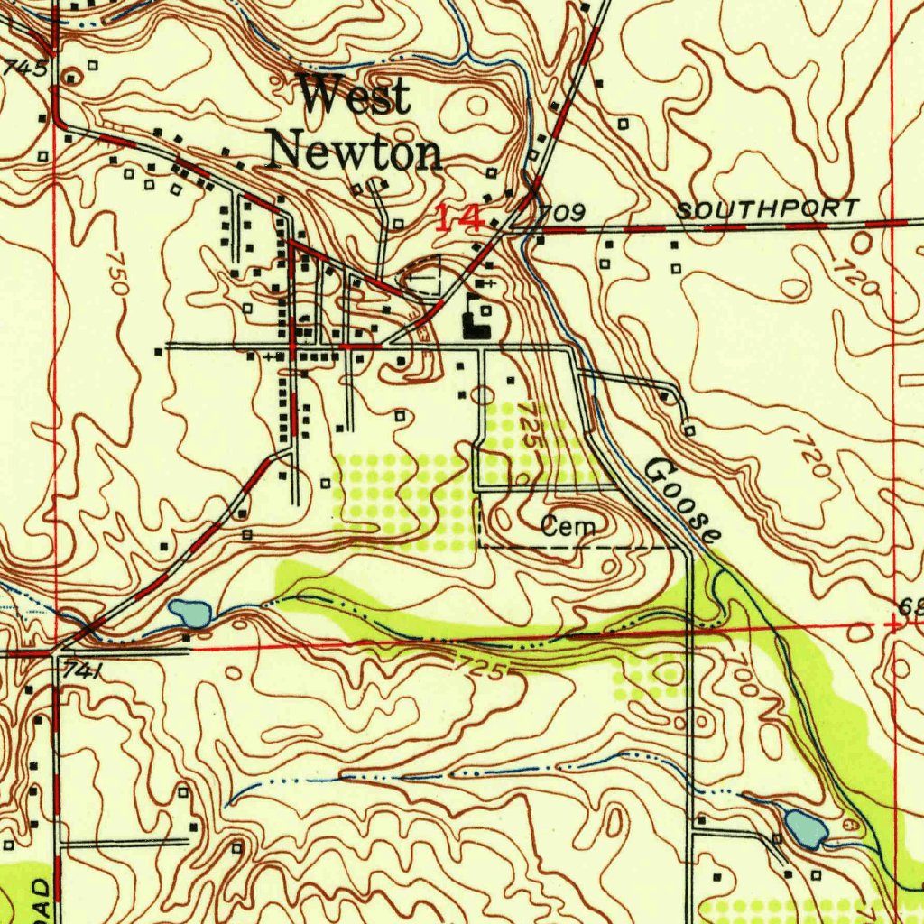 Bridgeport, IN (1953, 24000-Scale) Map by United States Geological ...