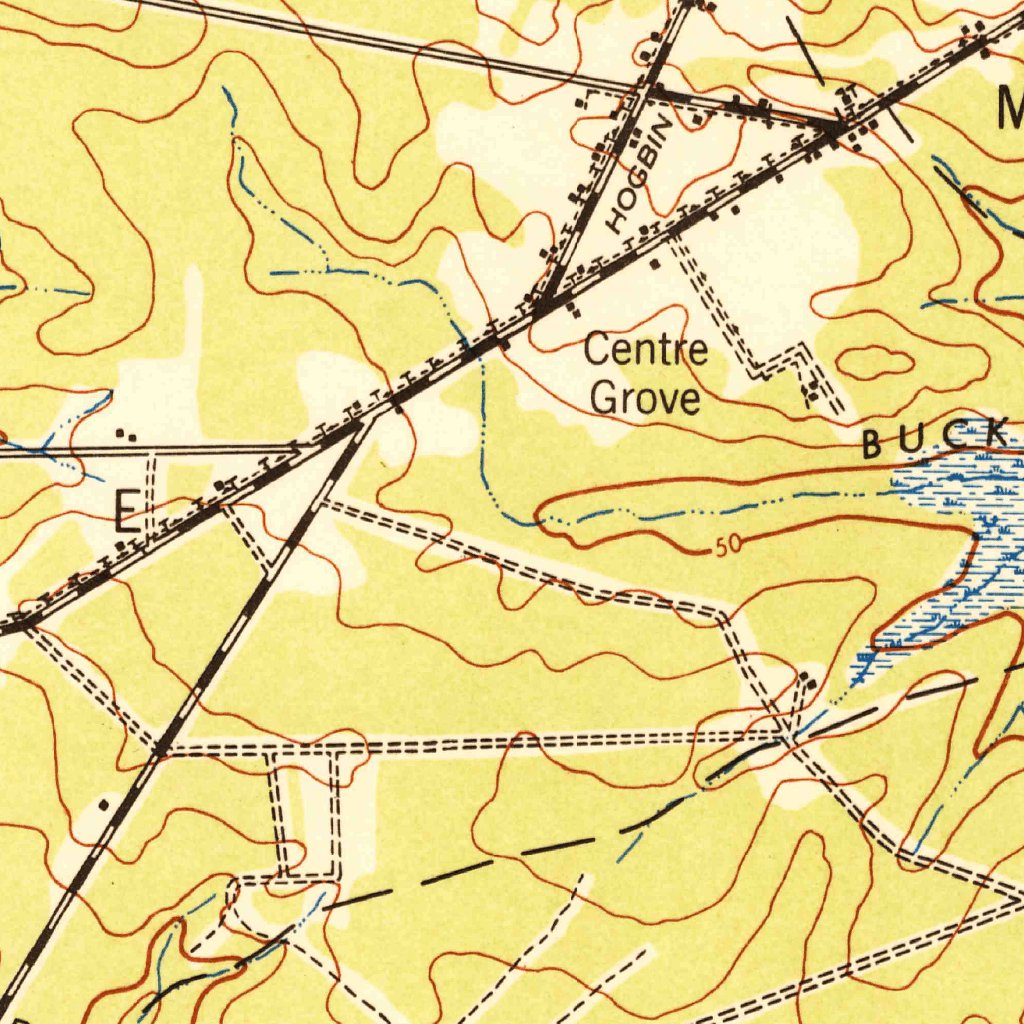 Bridgeton, NJ (1948, 62500-Scale) Map by United States Geological ...