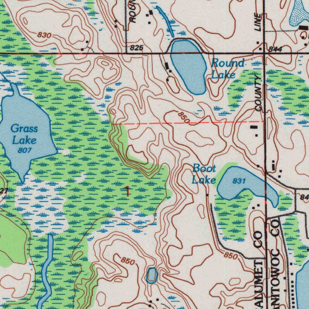 Brillion, WI (1992, 24000-Scale) Map by United States Geological Survey ...