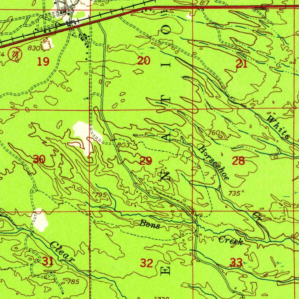 Brimley, MI (1951, 62500-Scale) Map by United States Geological Survey ...