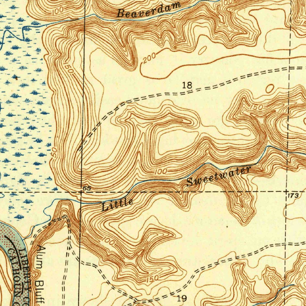 Bristol, FL (1945, 31680-Scale) Map by United States Geological Survey ...