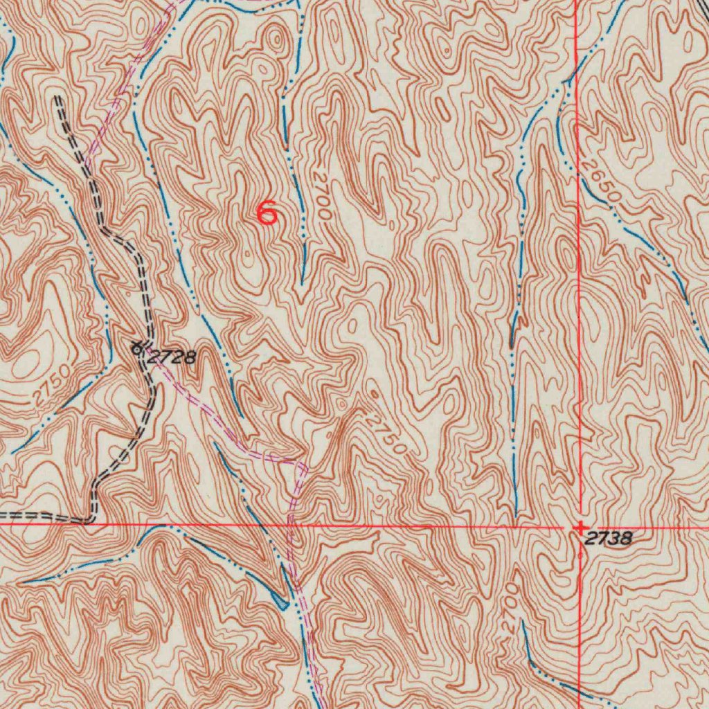 Broken Bow, NE (1951, 24000-Scale) Map by United States Geological ...