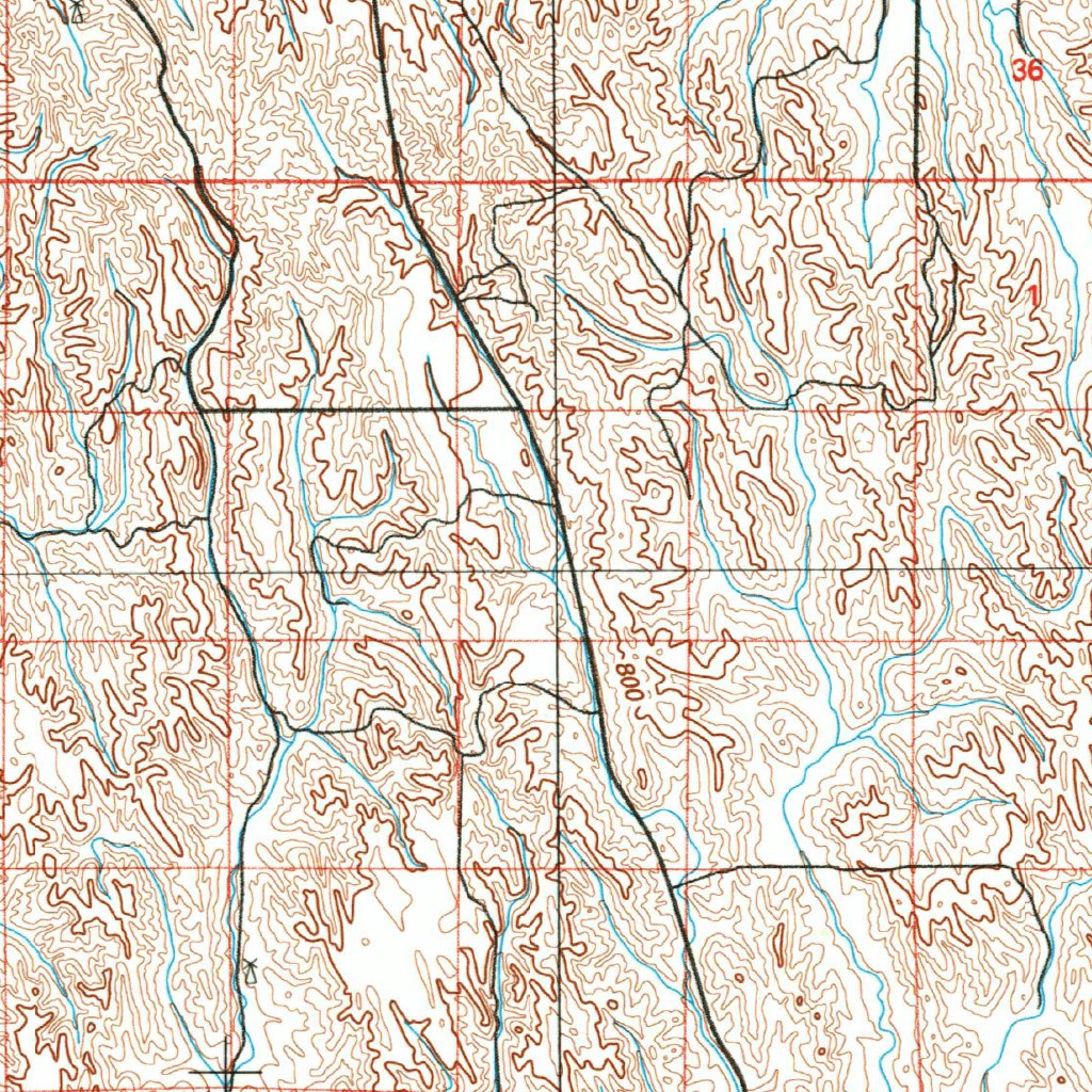 Broken Bow, NE (1985, 100000-Scale) Map by United States Geological ...