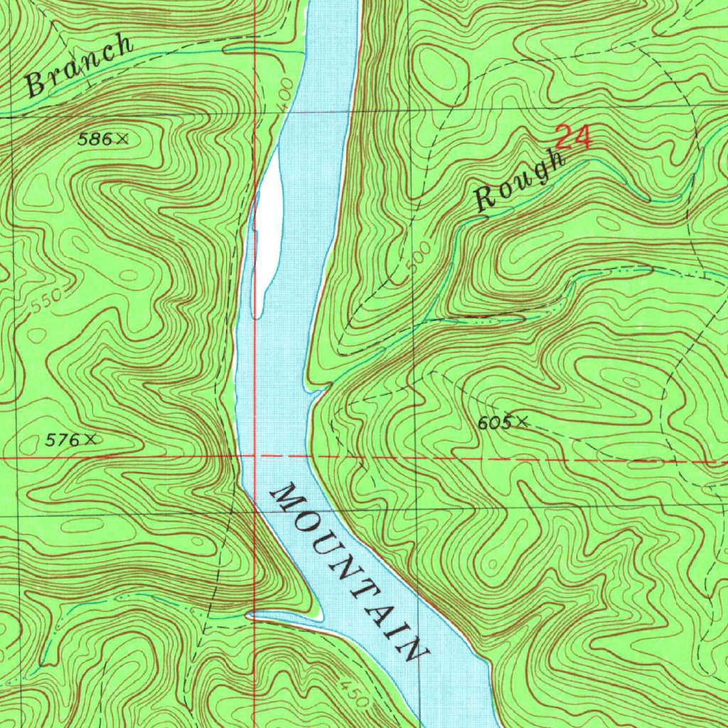 Broken Bow, OK (1981, 24000-Scale) Map by United States Geological ...