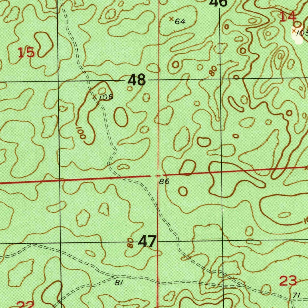 Bronson SE, FL (1957, 25000-Scale) Map by United States Geological ...