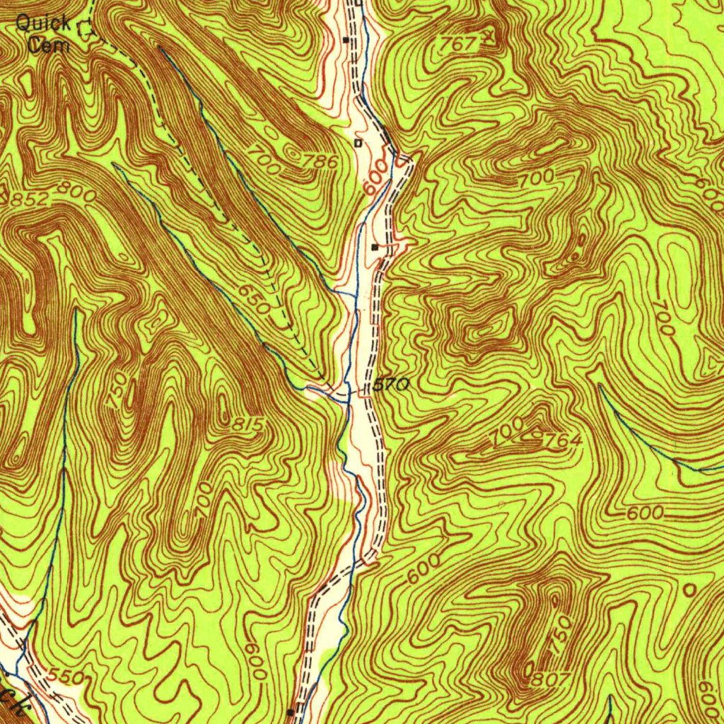 Brooks, KY (1955, 24000-Scale) Map by United States Geological Survey ...