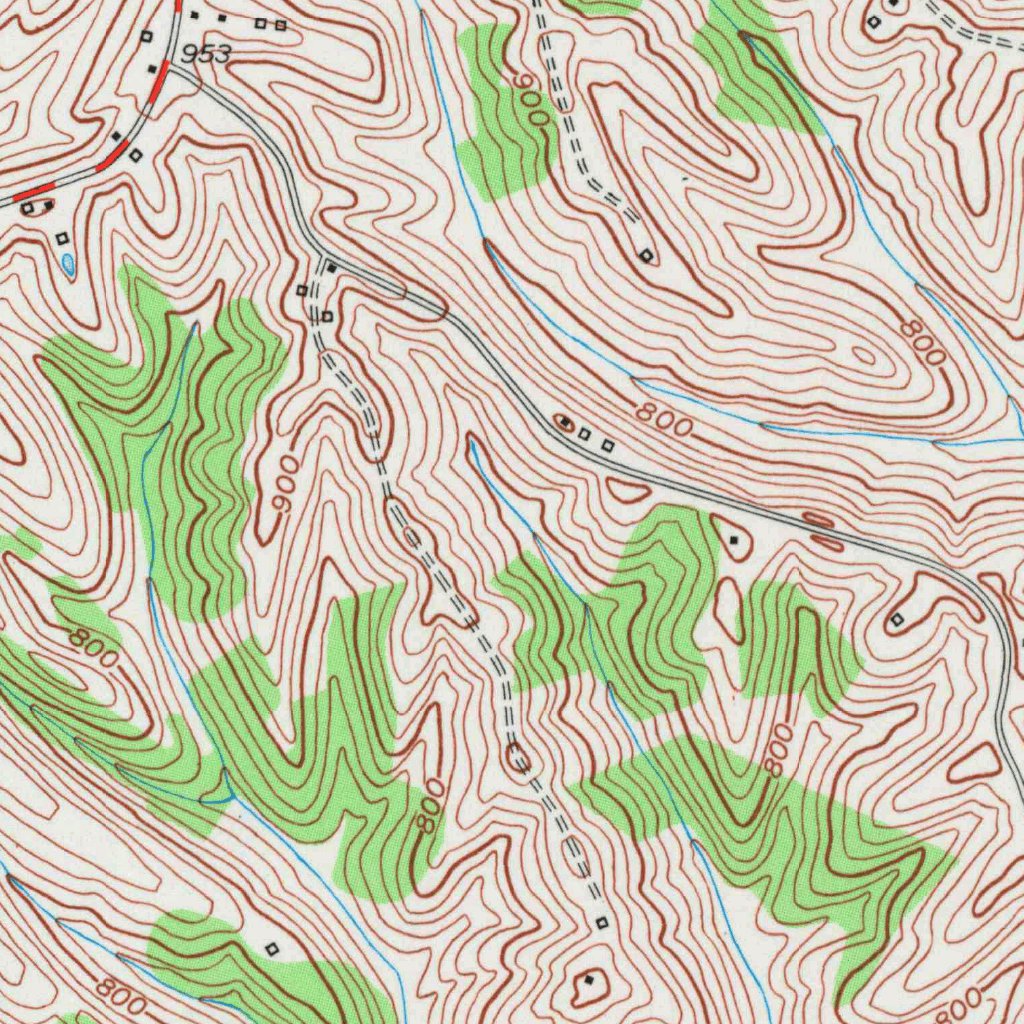 Brooksville, KY (1952, 24000-Scale) Map by United States Geological ...