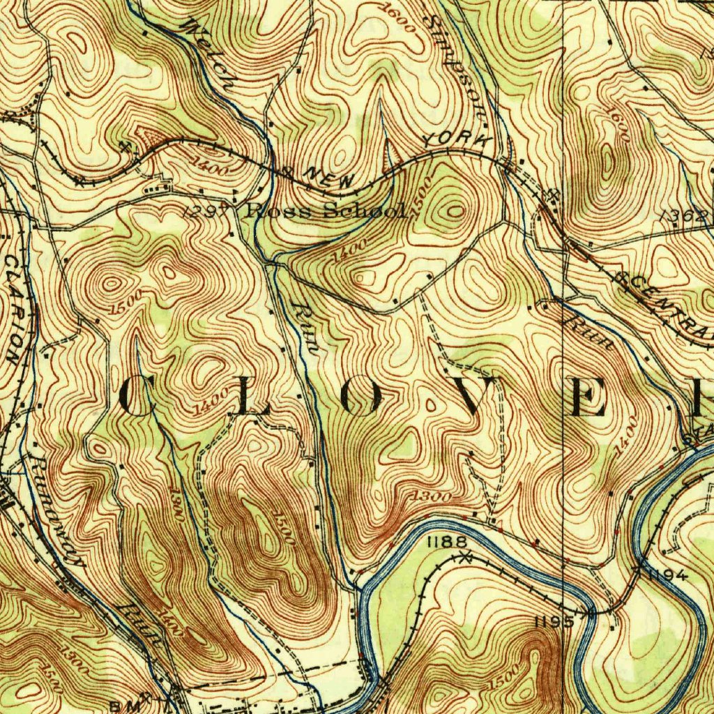 Brookville, PA (1926, 62500-Scale) Map by United States Geological ...