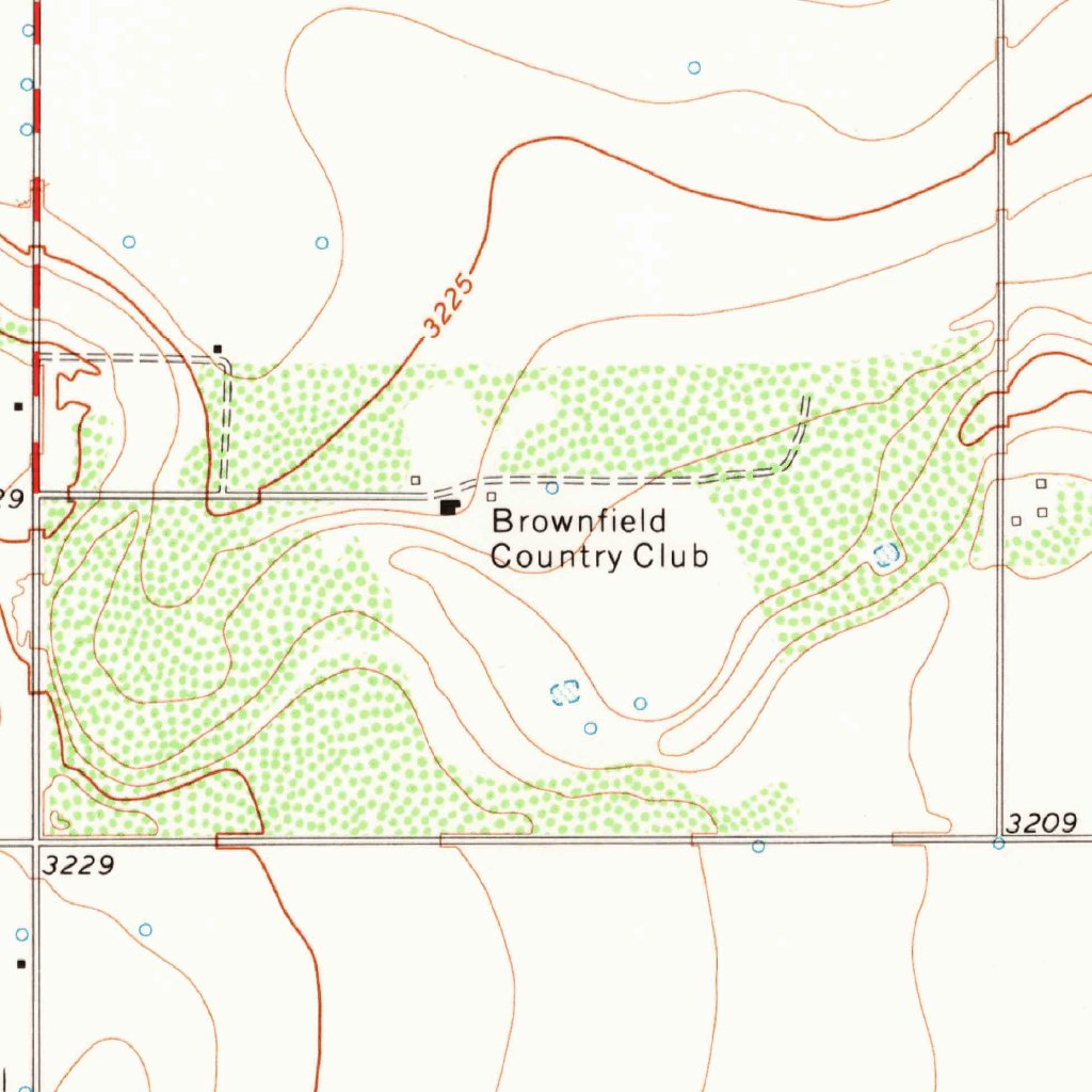 Brownfield East, TX (1969, 24000-Scale) Map by United States Geological ...