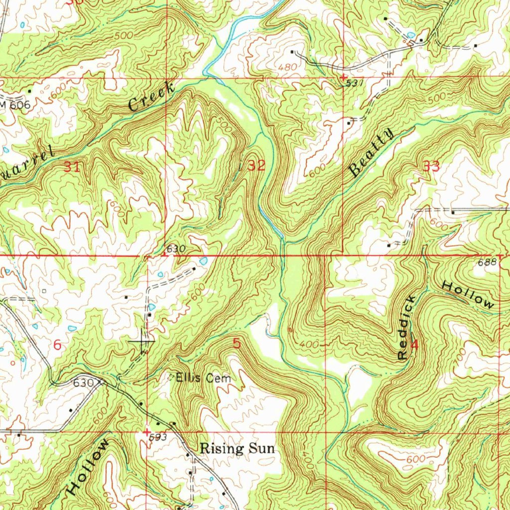Brownfield, IL-KY (1962, 62500-Scale) Map by United States Geological ...