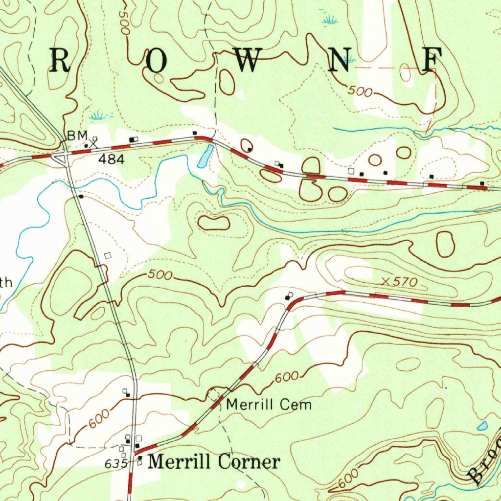 Brownfield, ME-NH (1964, 24000-Scale) Map by United States Geological ...