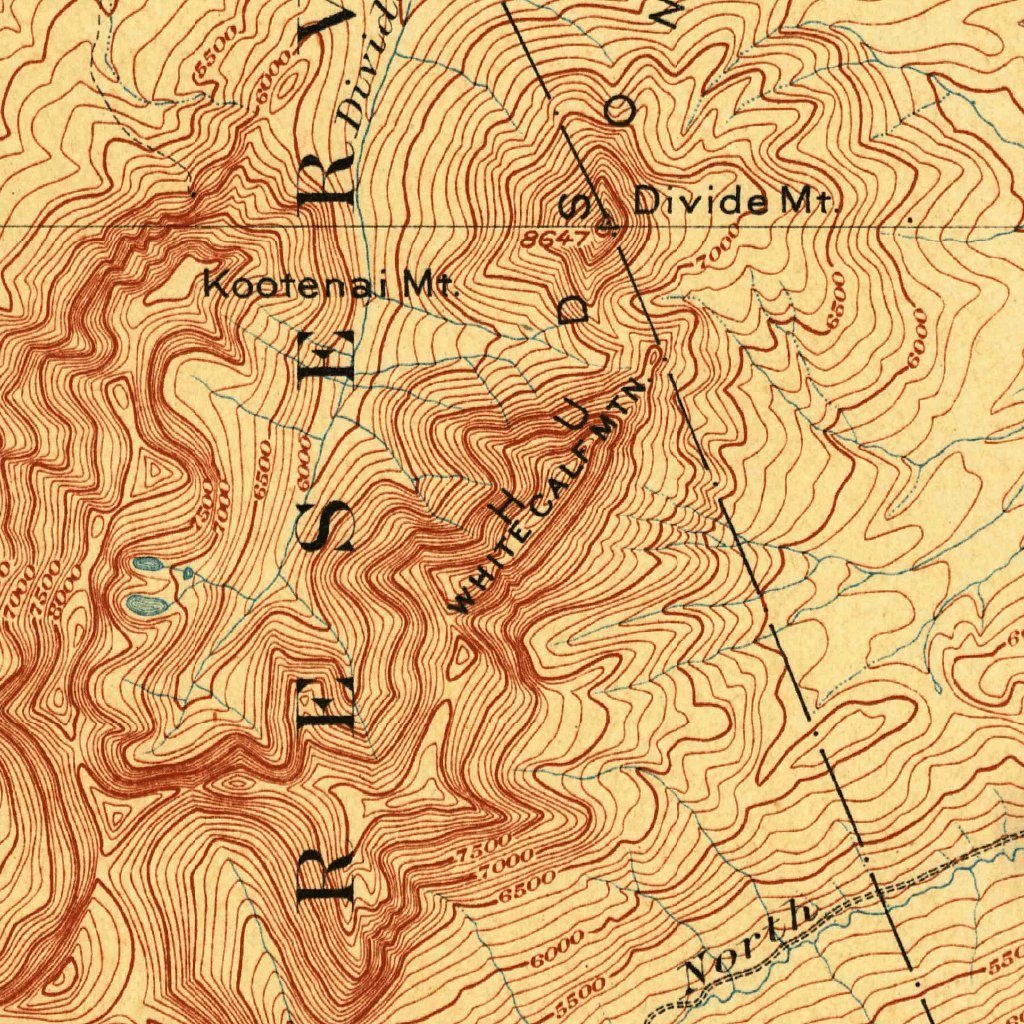Browning, MT (1903, 125000-Scale) Map by United States Geological ...