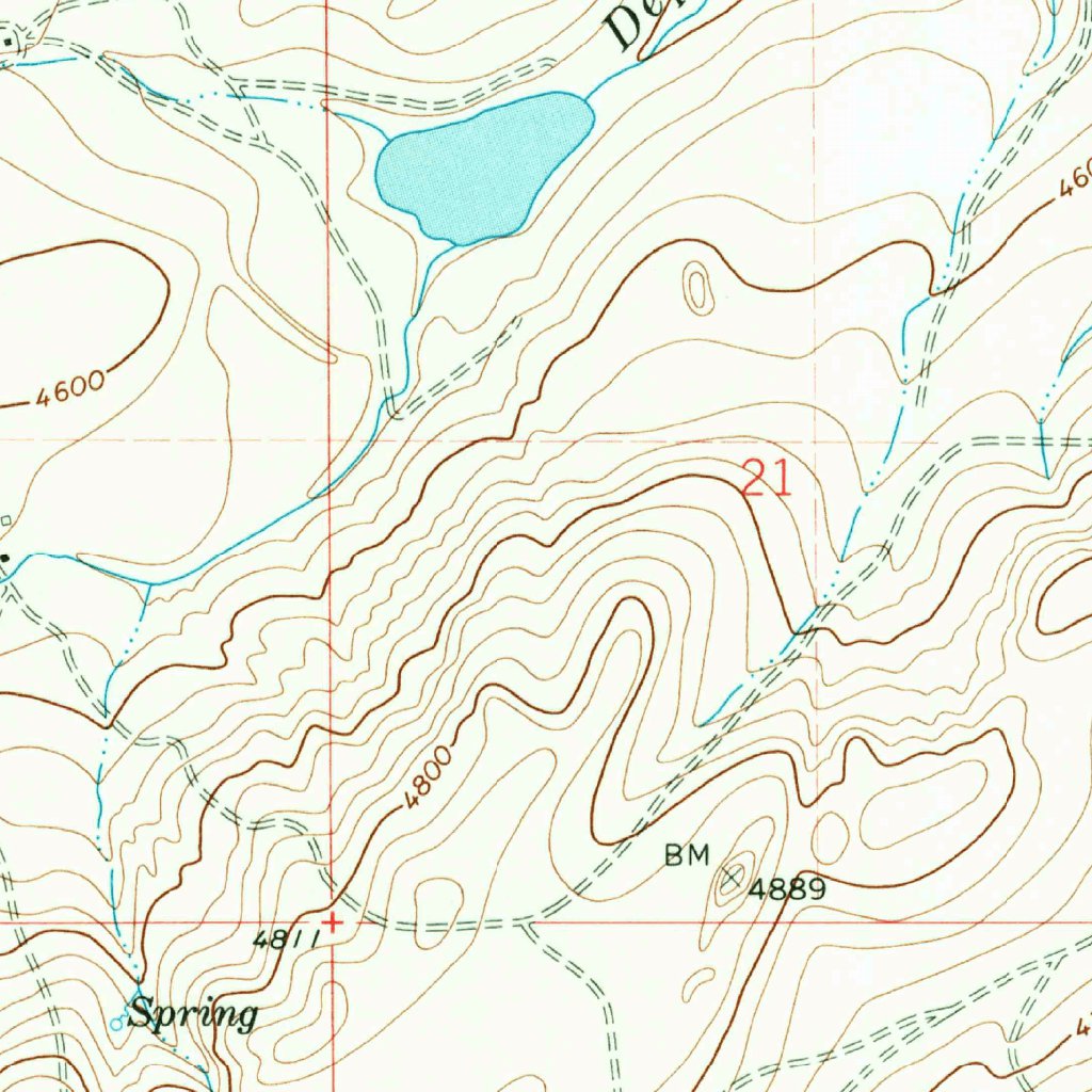 Browning, MT (1968, 24000-Scale) Map by United States Geological Survey ...