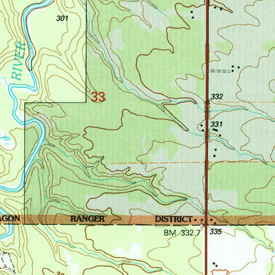 Bruce Crossing, MI (1999, 24000-Scale) Map by United States Geological ...