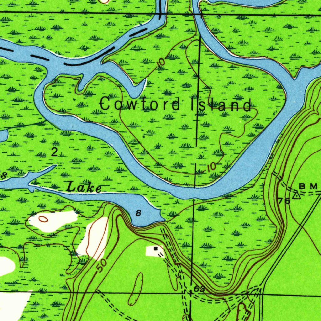 Bruce, FL (1945, 24000-Scale) Map by United States Geological Survey ...