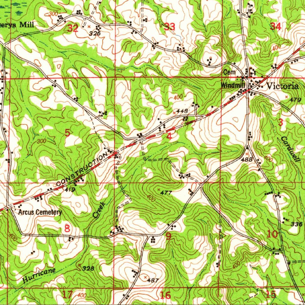 Brundidge, AL (1950, 62500-Scale) Map by United States Geological ...