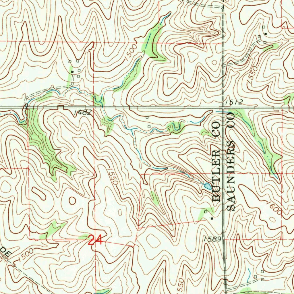 Bruno, NE (1968, 24000-Scale) Map by United States Geological Survey ...