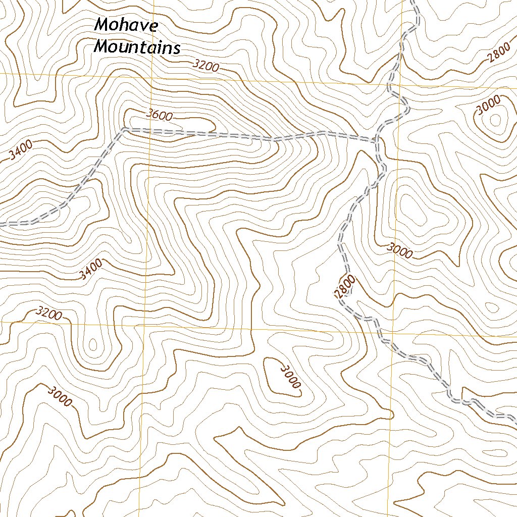 Buck Mountains SE, AZ (2021, 24000-Scale) Map by United States ...