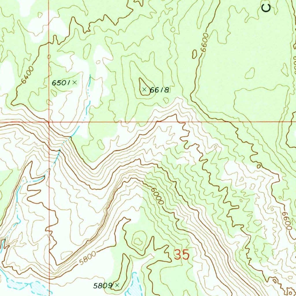 Buckhorn Reservoir, UT (1969, 24000-Scale) Map by United States ...