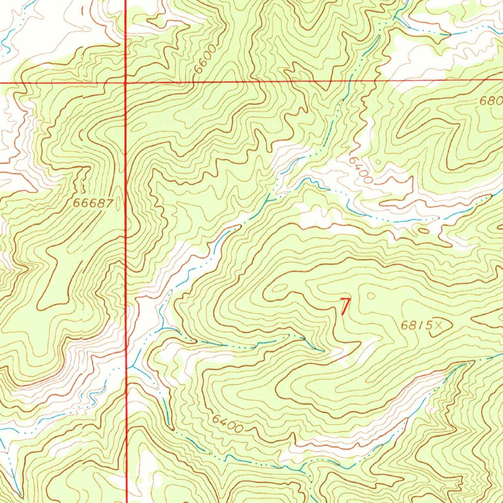 Buckskin Point, CO (1966, 24000-Scale) Map by United States Geological ...
