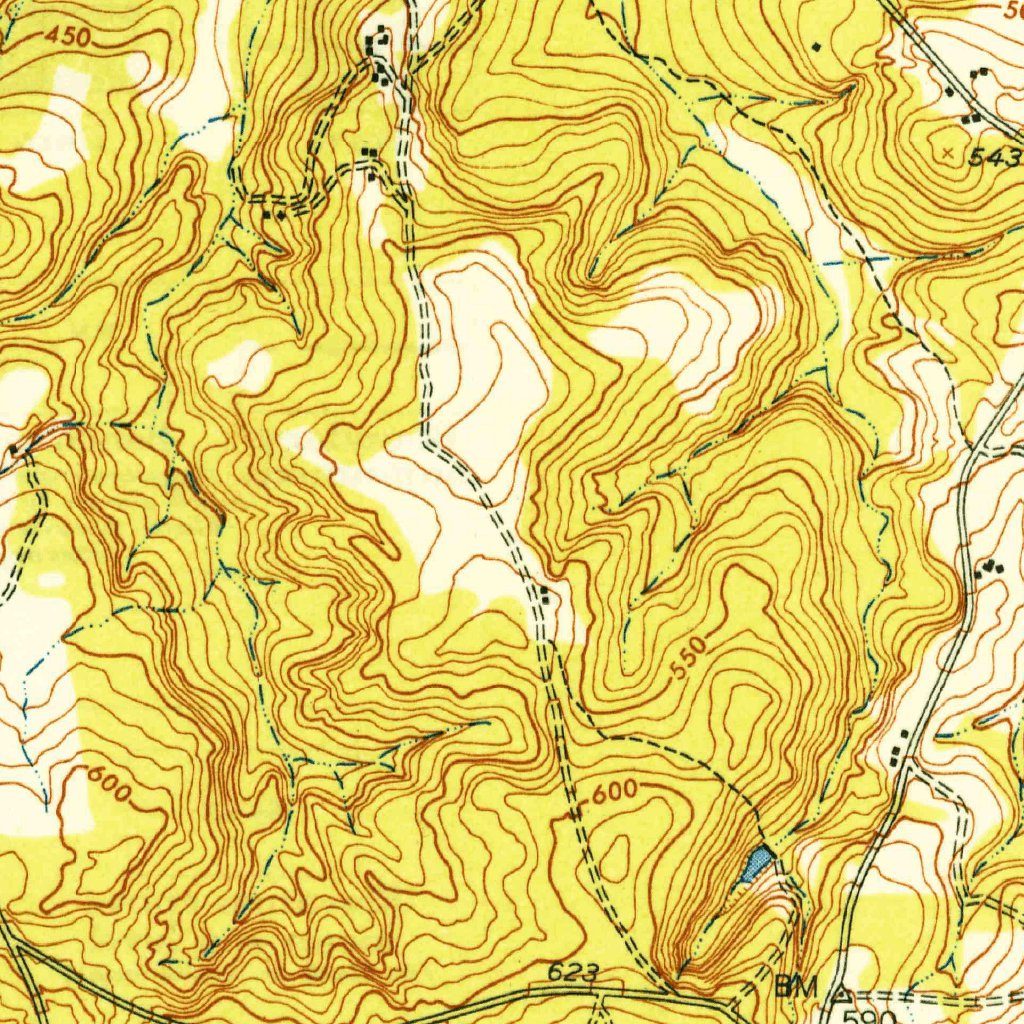 Buena Vista NW, GA (1949, 24000-Scale) Map by United States Geological ...