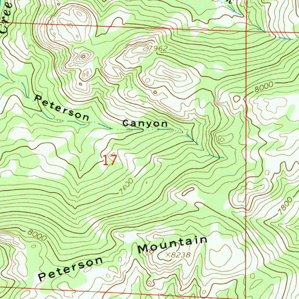 Buffalo Peak, WY (1964, 24000-Scale) Map by United States Geological ...