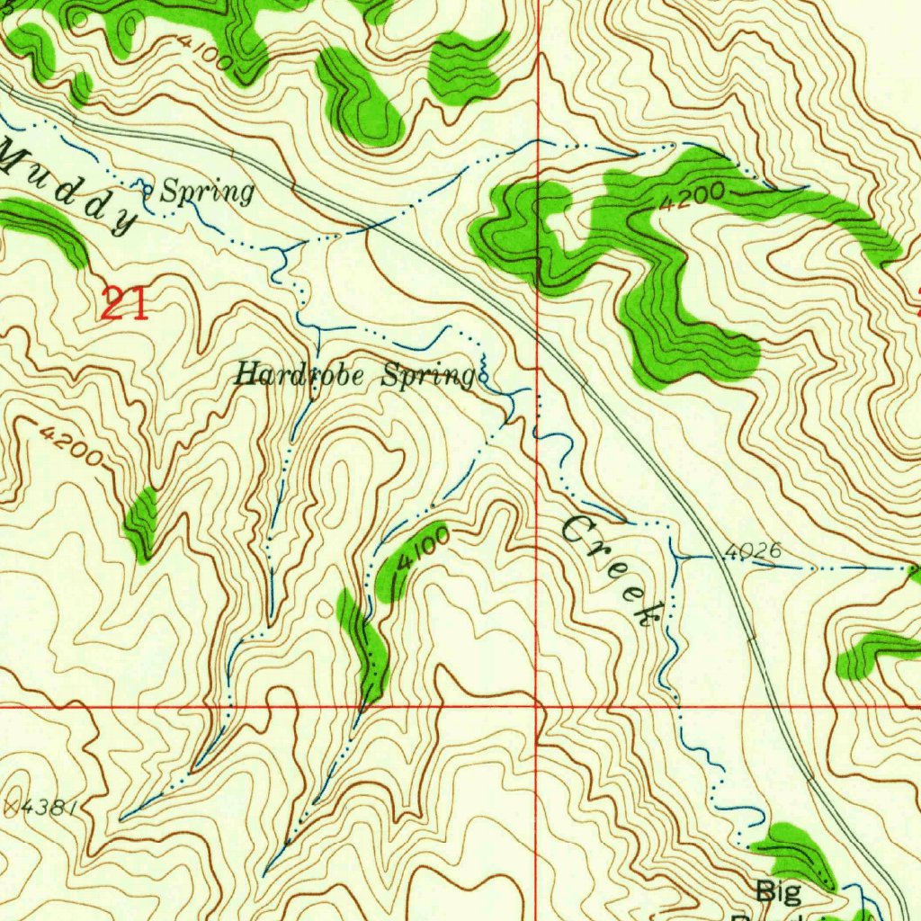 Bull Creek Lookout, MT (1958, 24000-Scale) Map by United States ...