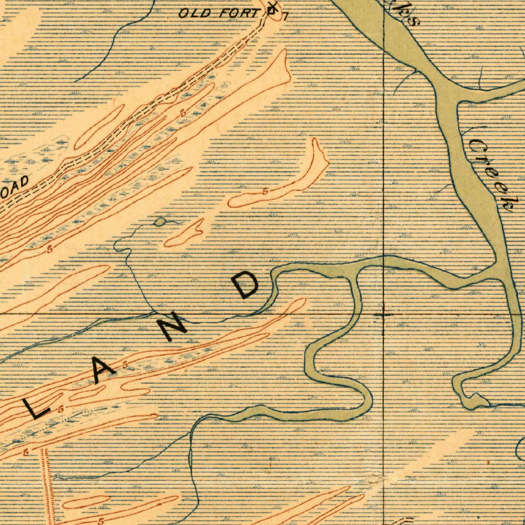 Bull Island, SC (1919, 21120-Scale) Map by United States Geological ...