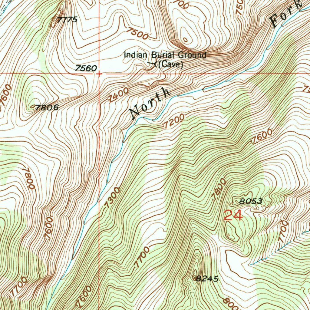 Bull Lake West, WY (1952, 24000-Scale) Map by United States Geological ...