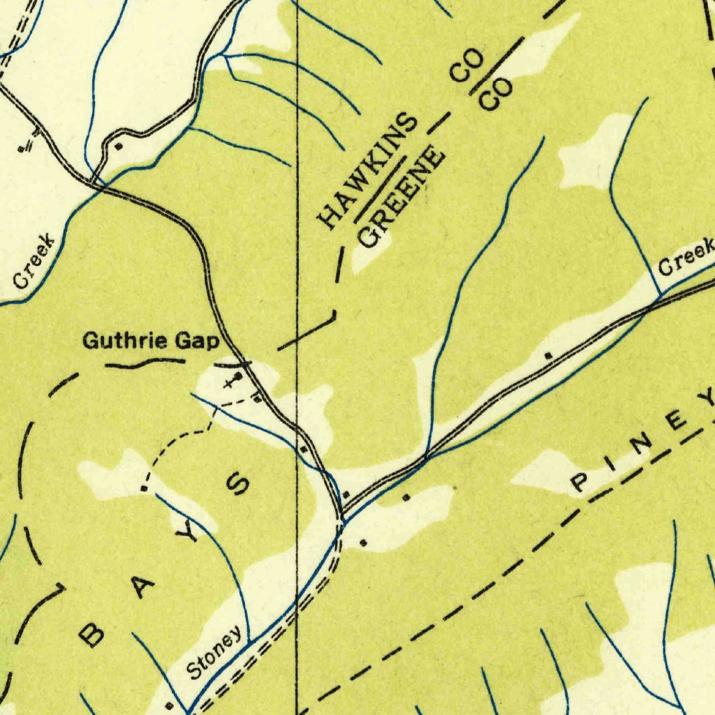 Bulls Gap, TN (1935, 24000-Scale) Map by United States Geological ...