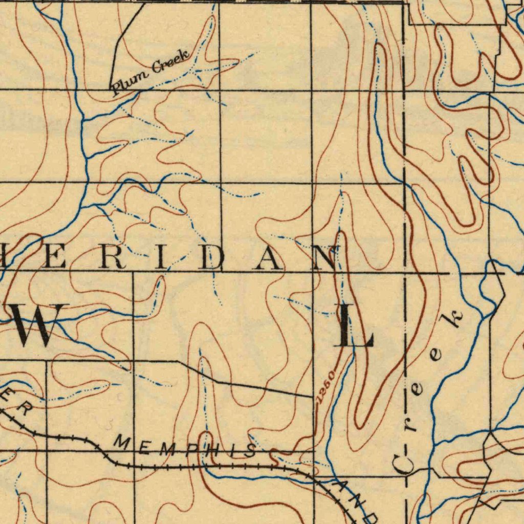 Burden, KS (1889, 125000-Scale) Map by United States Geological Survey ...