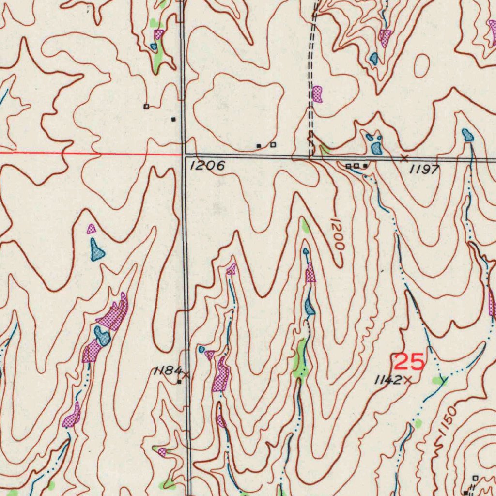Burlingame, KS (1952, 24000-Scale) Map by United States Geological ...