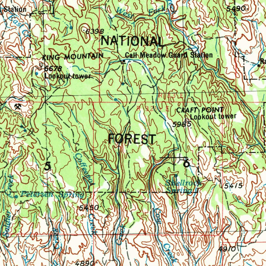 Burns, OR (1955, 250000-Scale) Map by United States Geological Survey ...