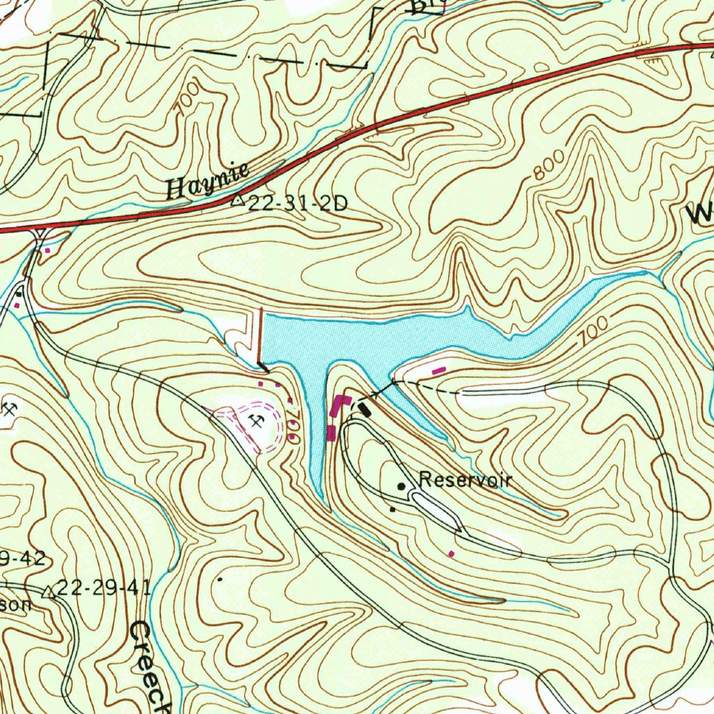 Burns, TN (1953, 24000-Scale) Map by United States Geological Survey ...