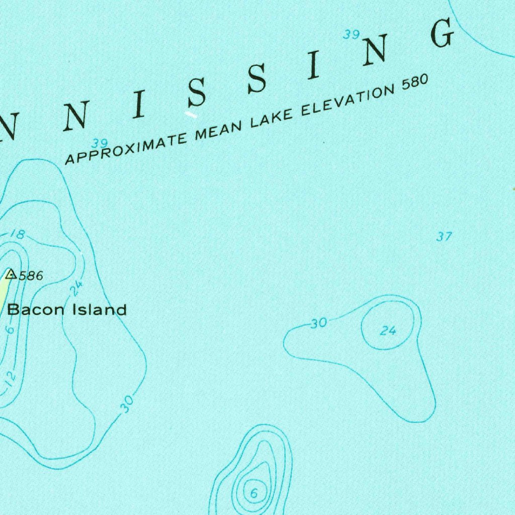 Burnt Island, MI (1964, 24000-Scale) Map by United States Geological ...
