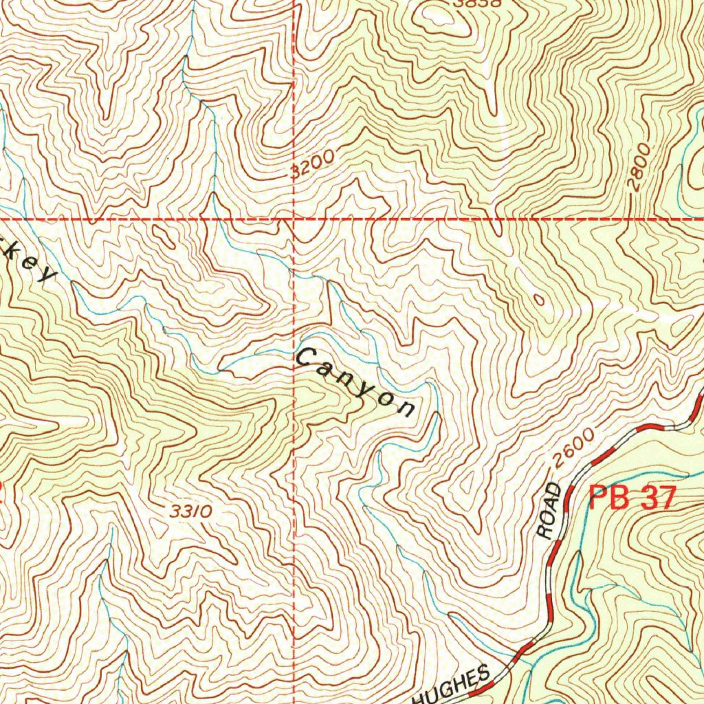 Burnt Peak, CA (1995, 24000-Scale) Map by United States Geological ...