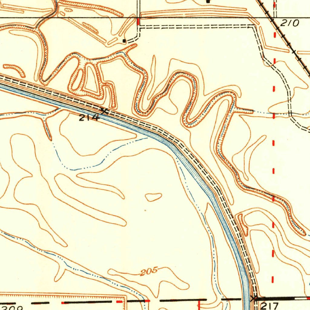 Burrel, CA (1950, 24000-Scale) Map by United States Geological Survey ...