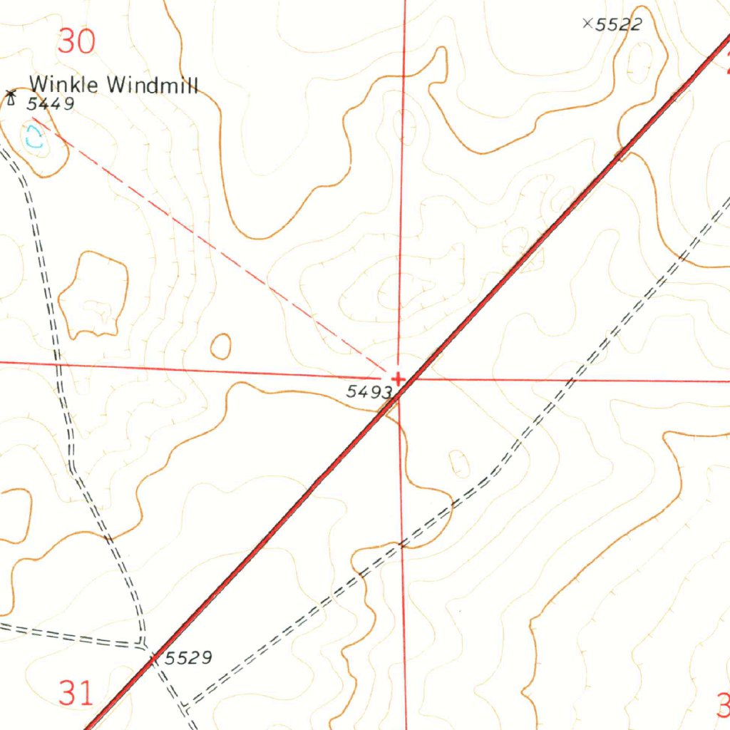 Burro Lake, NM (1978, 24000-Scale) Map by United States Geological ...