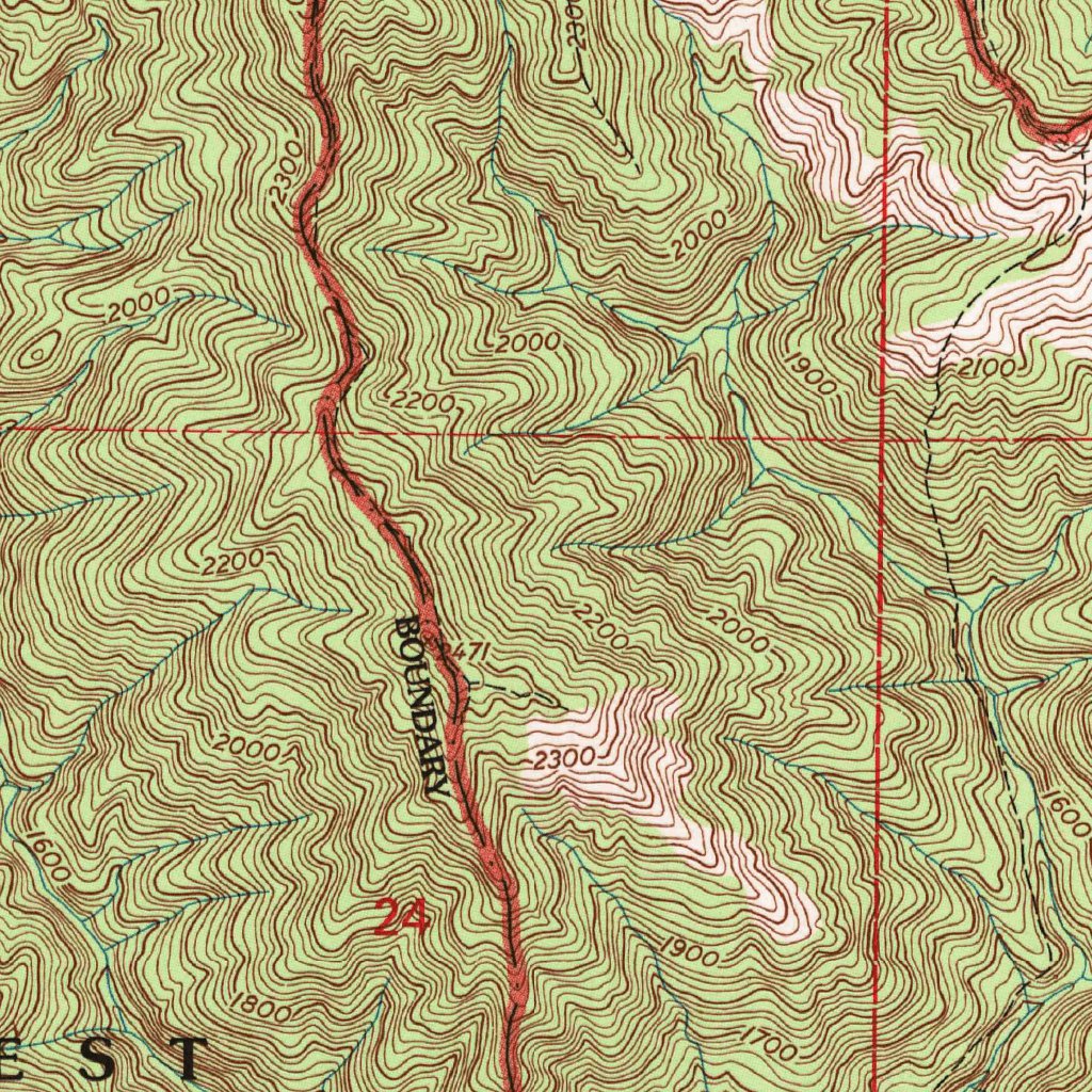 Burro Mountain, CA (1995, 24000-Scale) Map by United States Geological ...