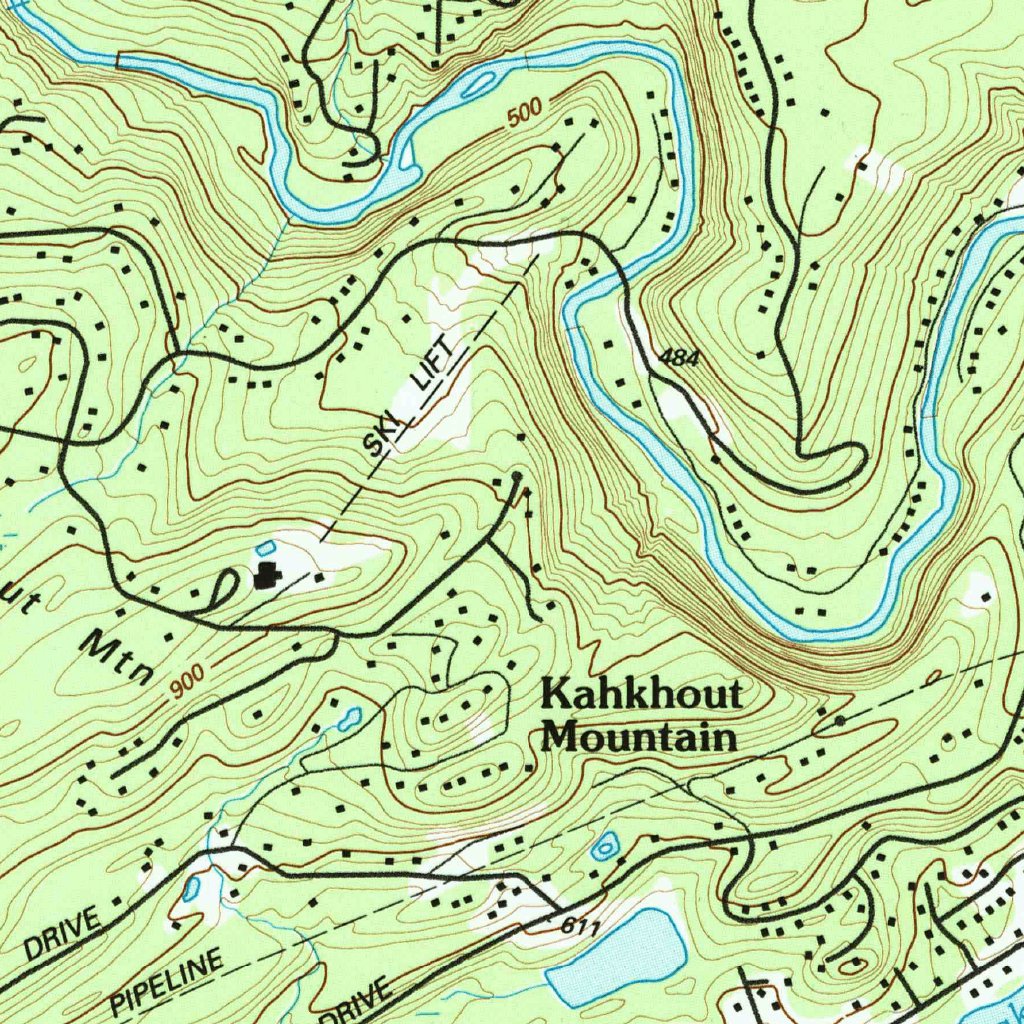 Bushkill, PA-NJ (1993, 24000-Scale) Map by United States Geological ...