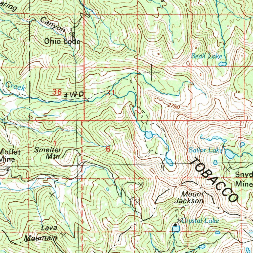 Butte South, MT (1975, 100000-Scale) Map by United States Geological ...